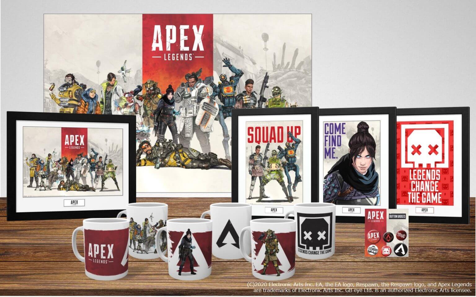 祝2周年『Apex Legends』の新しいグッズが2021年5月発売！ ゲーム部屋を彩るアイテムが登場 | InfoLens
